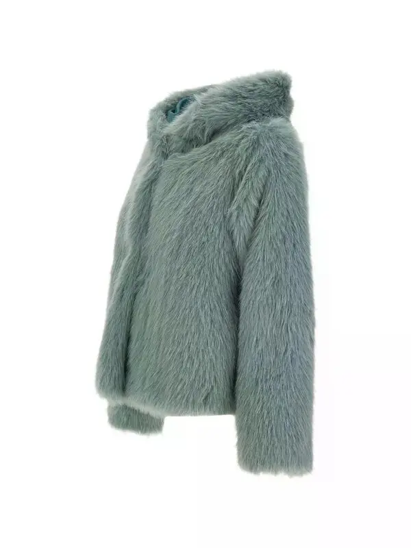 KAOS Hooded Faux-fur Jacket