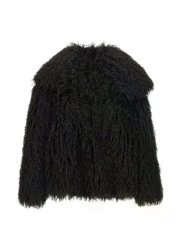 KAOS Faux-fur Wide-collar Jacket