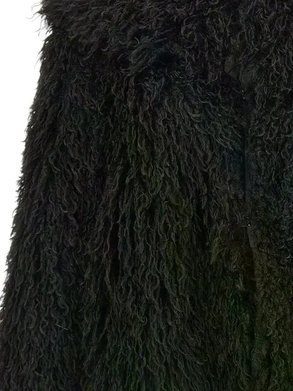 KAOS Faux-fur Wide-collar Jacket