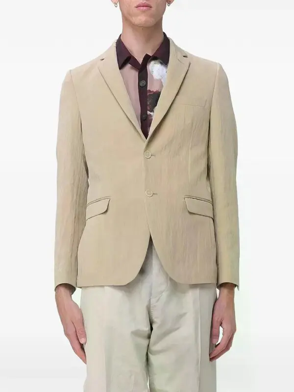 Antonio Marras Notched-lapels Single-breasted Blazer - Neutrals