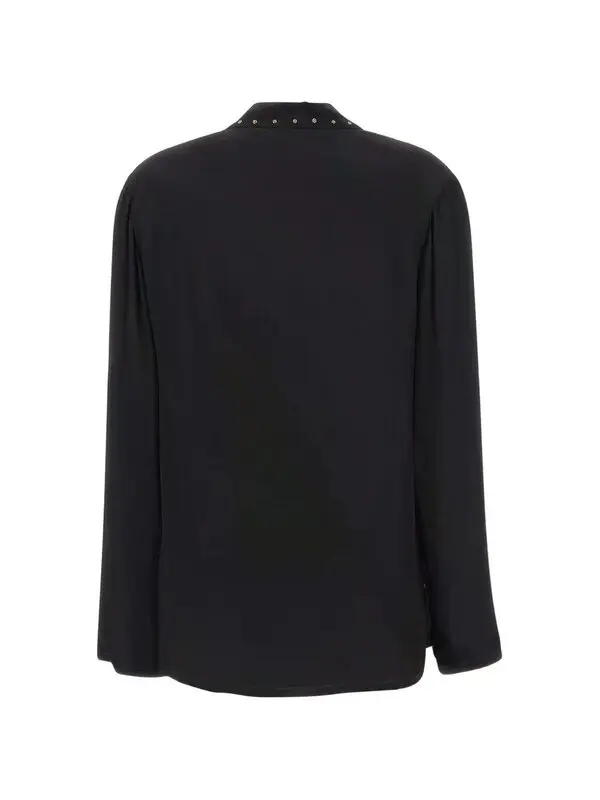 ELENA MIRÒ Stud-embellished Scarf-detail Blouse
