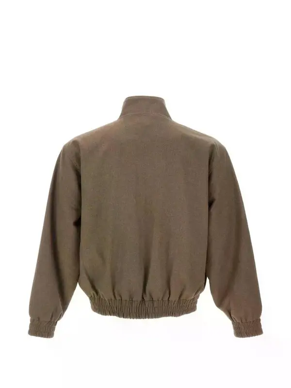 Drole De Monsieur Logo-embroidered Elasticated Jacket