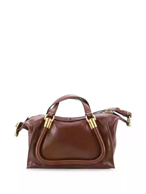 Chloé Paraty 24 Handbag Leather Small Satchel