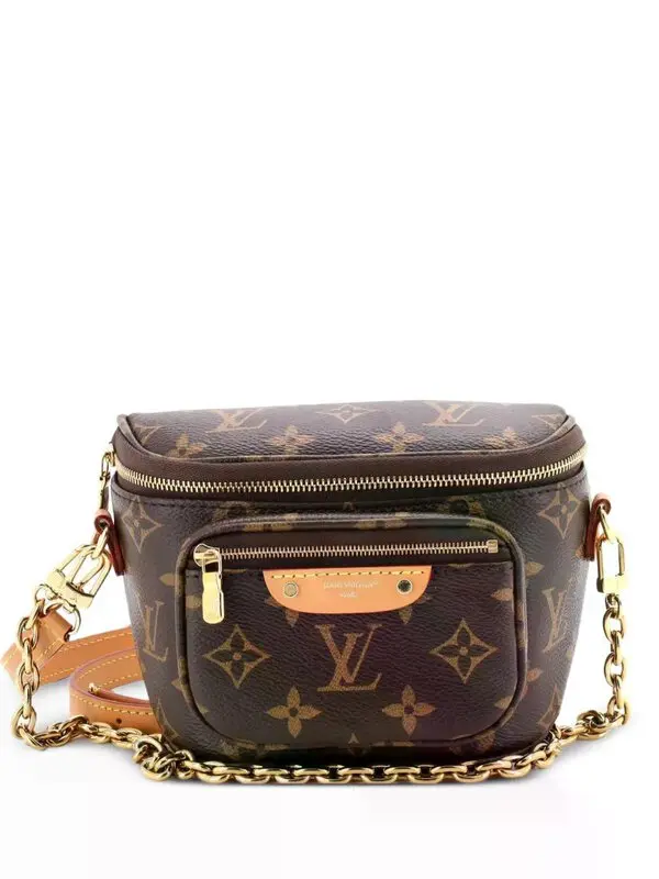 LOUIS VUITTON Monogram Canvas Mini Belt Bag - Brown