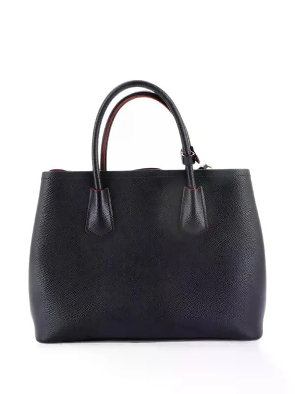 Prada Cuir Double Saffiano Leather Medium Tote Bag