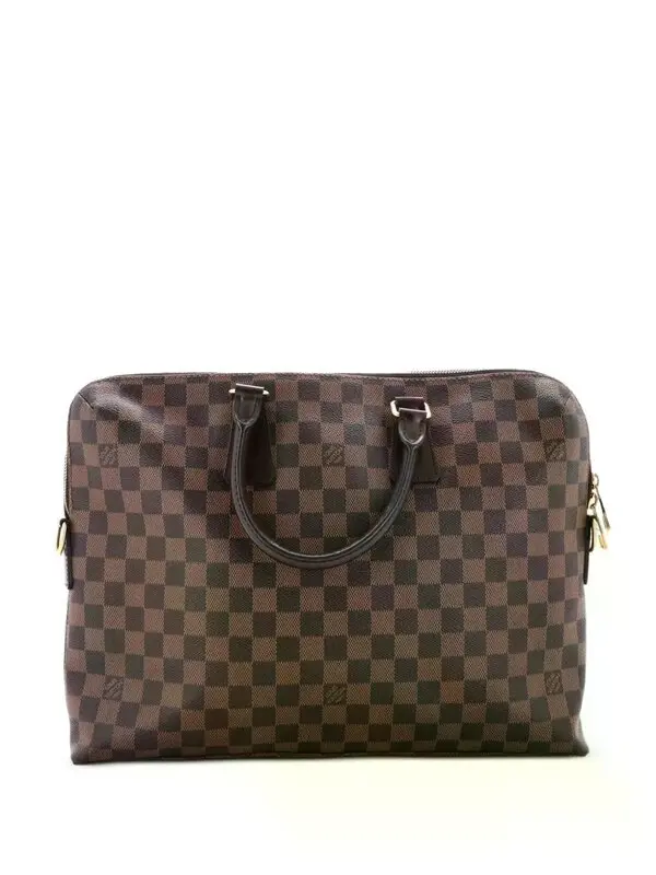 LOUIS VUITTON Porte-documents Jour Damier Business Bag - Brown