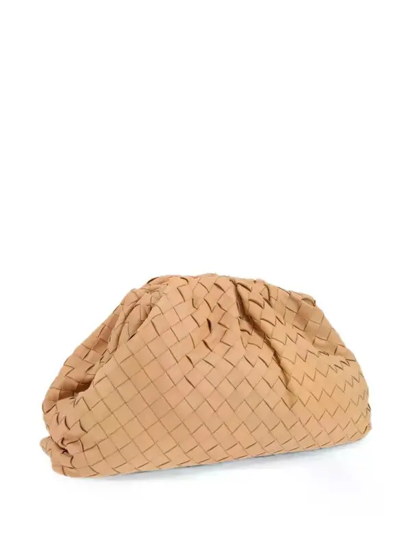 Bottega Veneta Pouch Intrecciato Clutch Bag - Neutrals