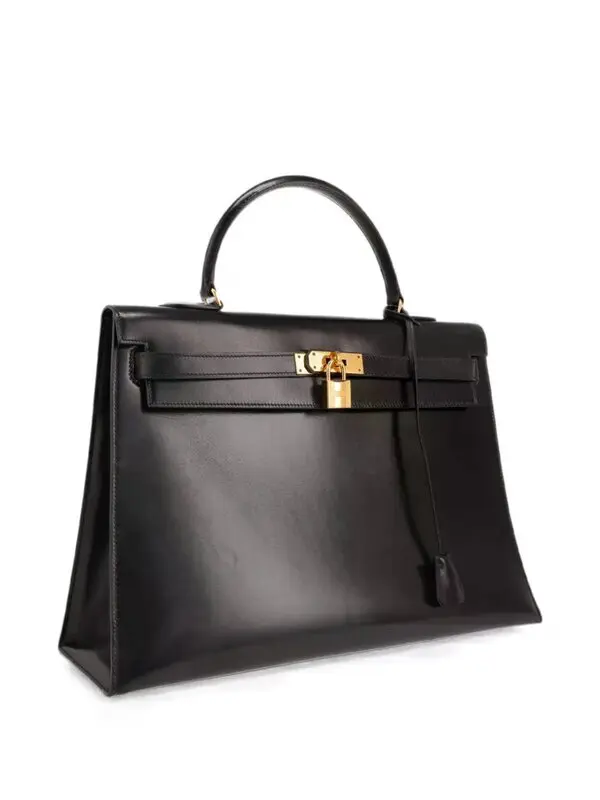 Hermès 1981 Kelly 35 Tote Bag - Black