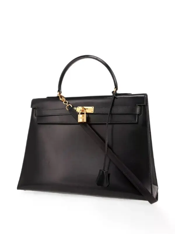 Hermès 1981 Kelly 35 Tote Bag - Black