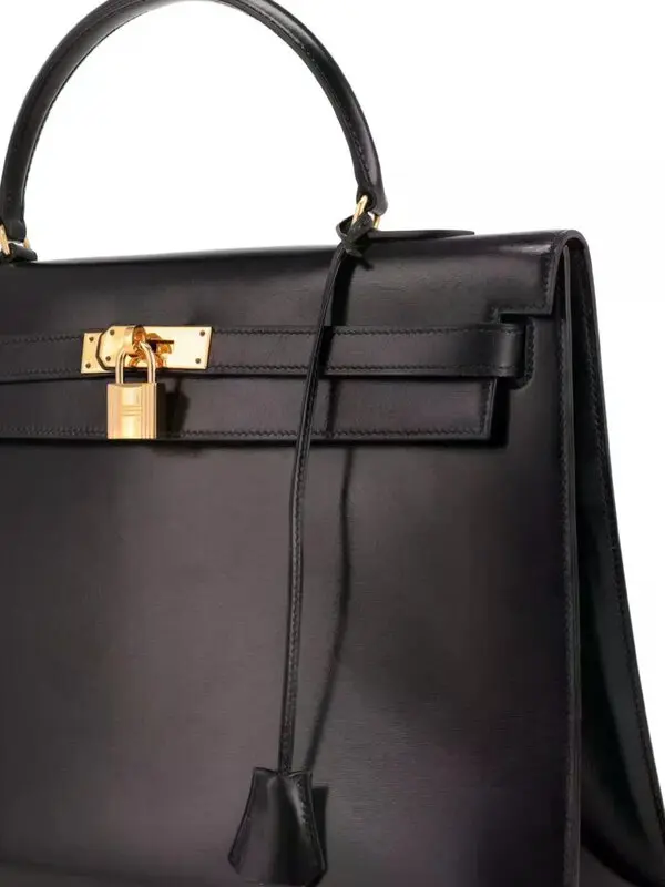 Hermès 1981 Kelly 35 Tote Bag - Black