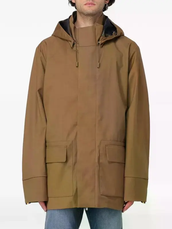 K-WAY Hooded Flap-pocket Coat