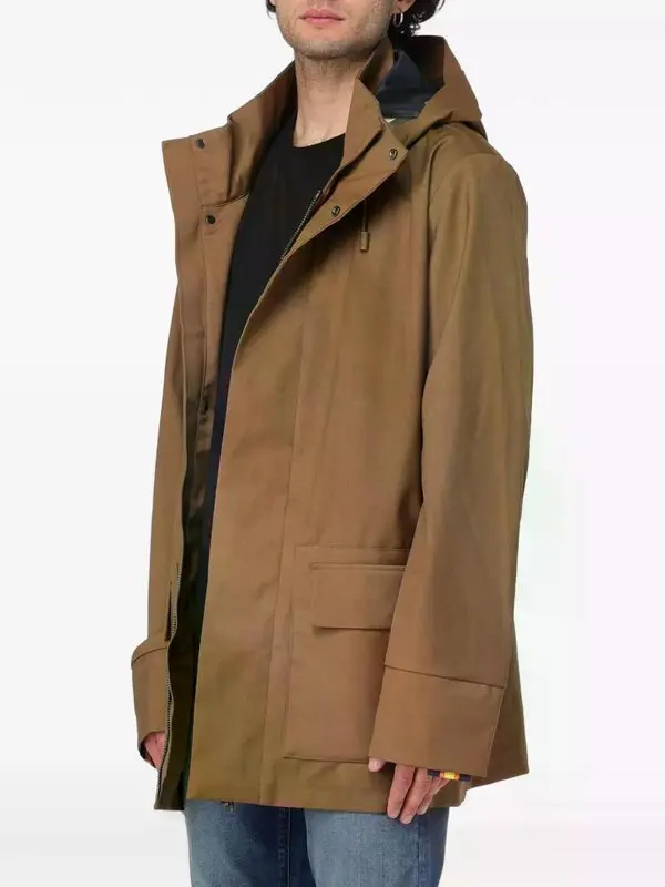 K-WAY Hooded Flap-pocket Coat