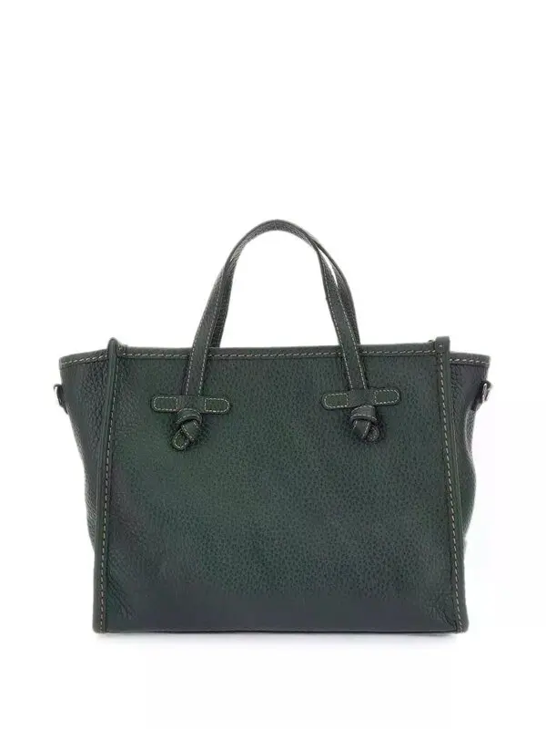 MARCELLA CLUB Grained Leather Tote Bag