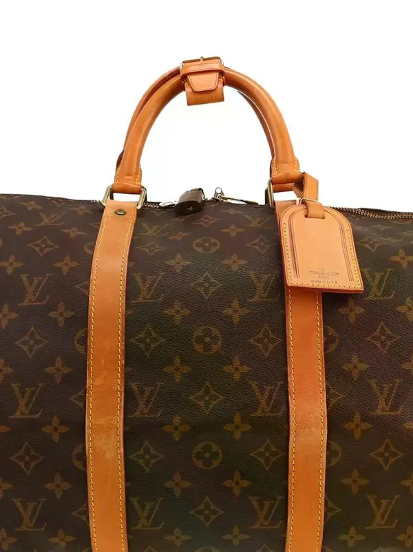LOUIS VUITTON 1997 50 Keepall Monogram Holdall - Brown
