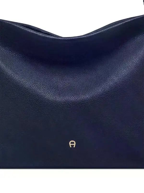 AIGNER Medium Paola Pebbled Shoulder Bag