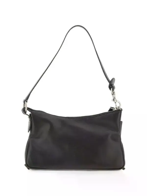 MARGESHERWOOD Leather Ribbon Shoulder Bag - Black