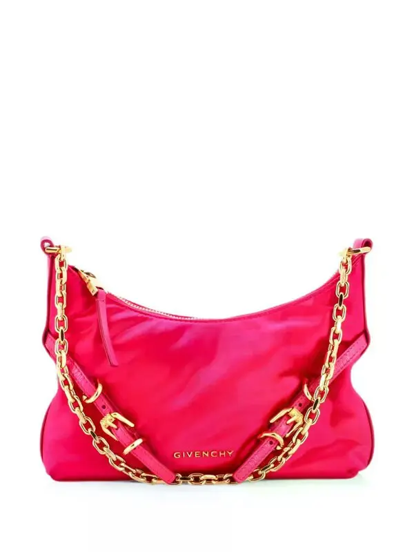 Givenchy Voyou Party Satin With Leather Mini Shoulder Bag