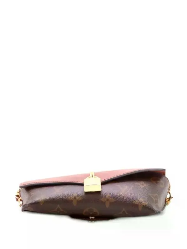 LOUIS VUITTON Monogram Canvas And Leather Padlock On Strap Crossbody Bag - Brown