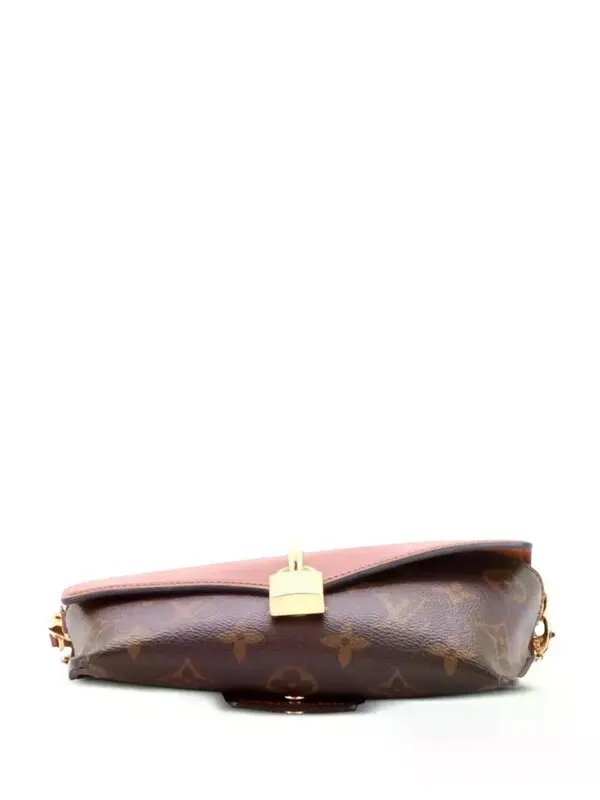 LOUIS VUITTON Monogram Canvas And Leather Padlock On Strap Crossbody Bag