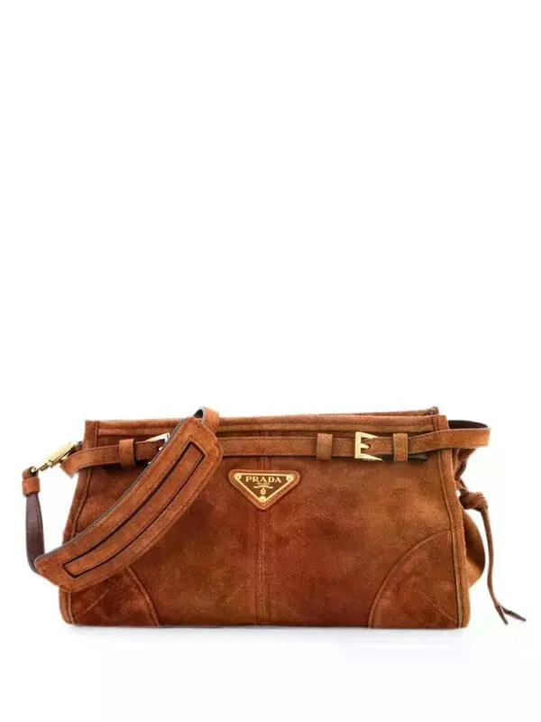 Prada Bonnie Handbag Suede Small Shoulder Bag