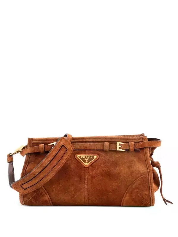 Prada Suede Shoulder Bag