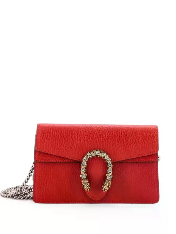 Gucci Dionysus Bag Leather Super Mini Clutch Bag