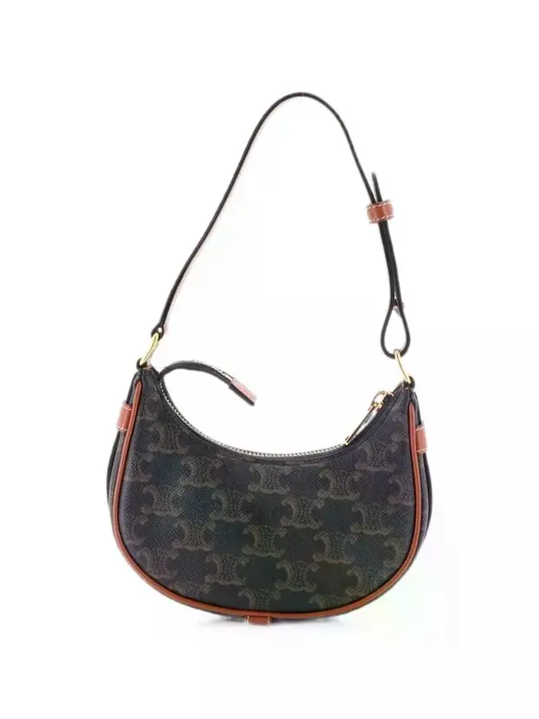 Celine Ava Bag Triomphe Coated Canvas Mini Shoulder Bag