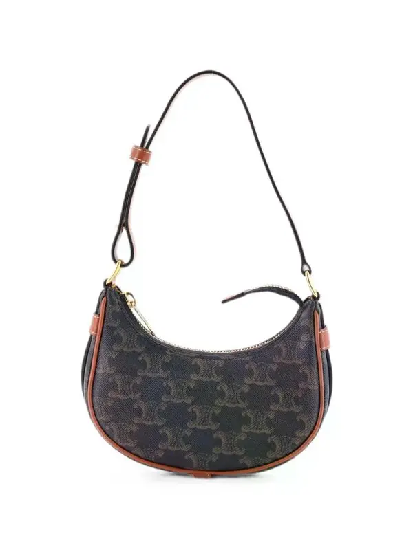 Celine Ava Bag Triomphe Coated Canvas Mini Shoulder Bag