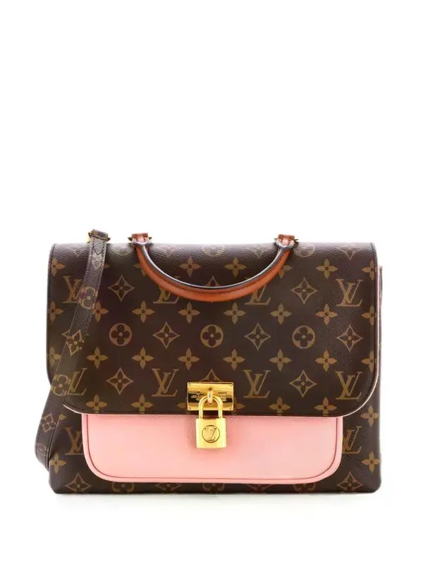 LOUIS VUITTON Monogram Canvas Marignan Handbag - Pink