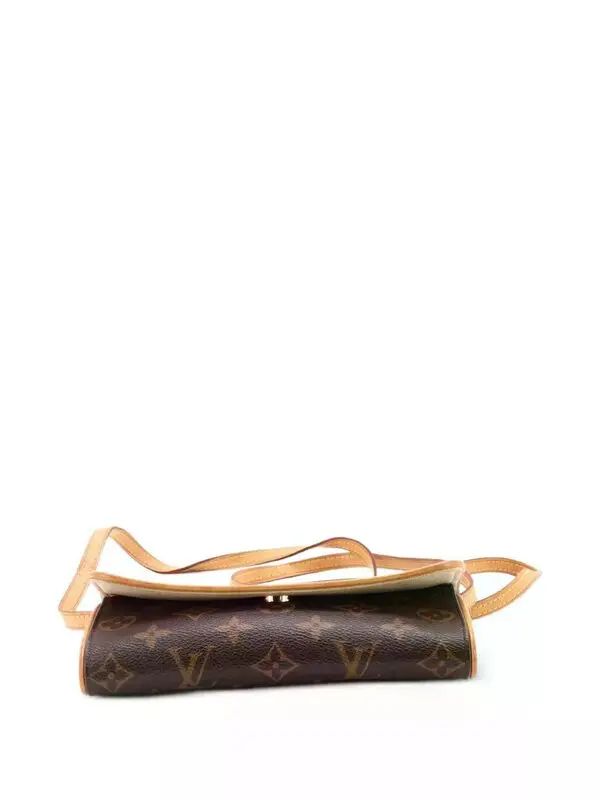 LOUIS VUITTON Twin Handbag Monogram Canvas Pm Crossbody Bag