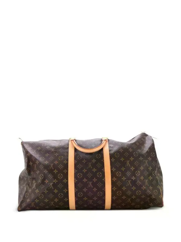 LOUIS VUITTON Keepall 60 Monogram Canvas Travel Bag - Brown