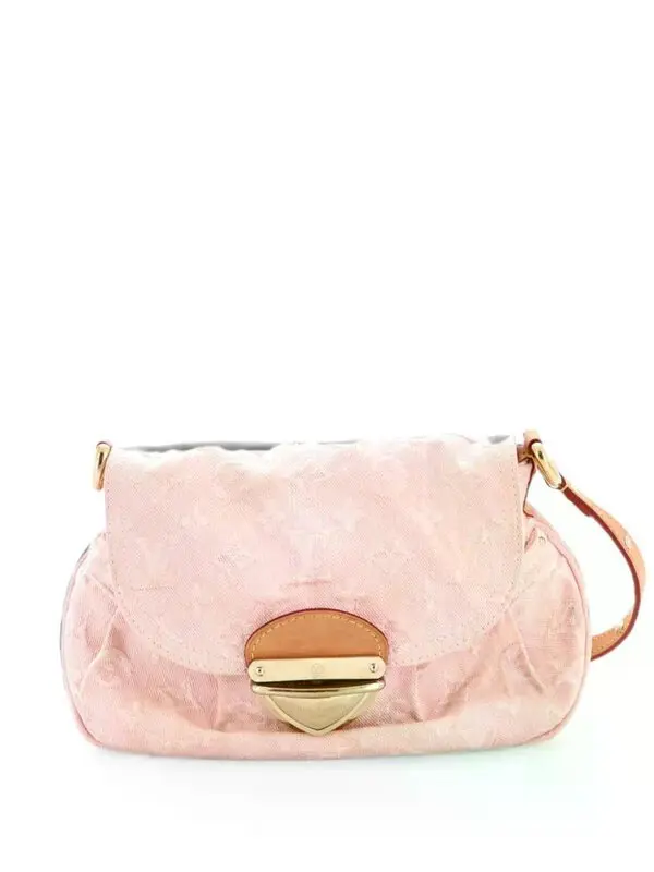 LOUIS VUITTON Monogram Denim Clutch Bag