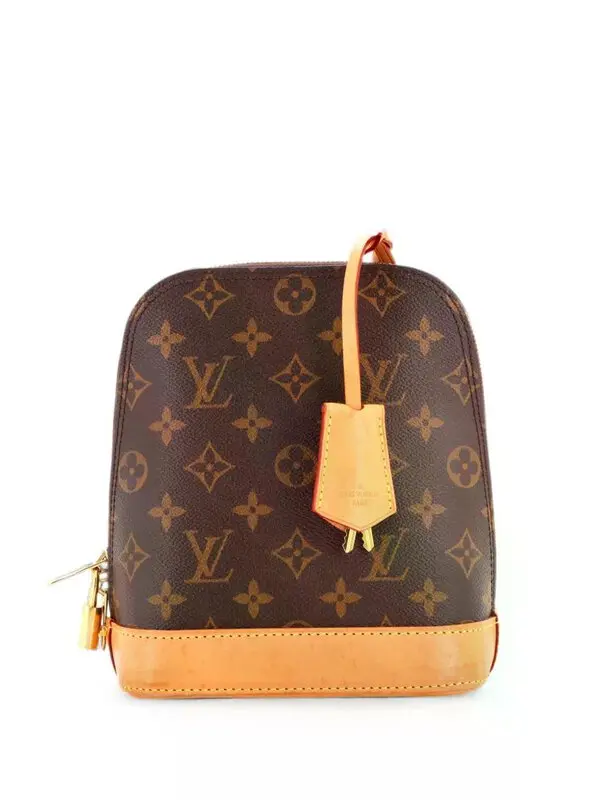 LOUIS VUITTON Alma Monogram Canvas Backpack