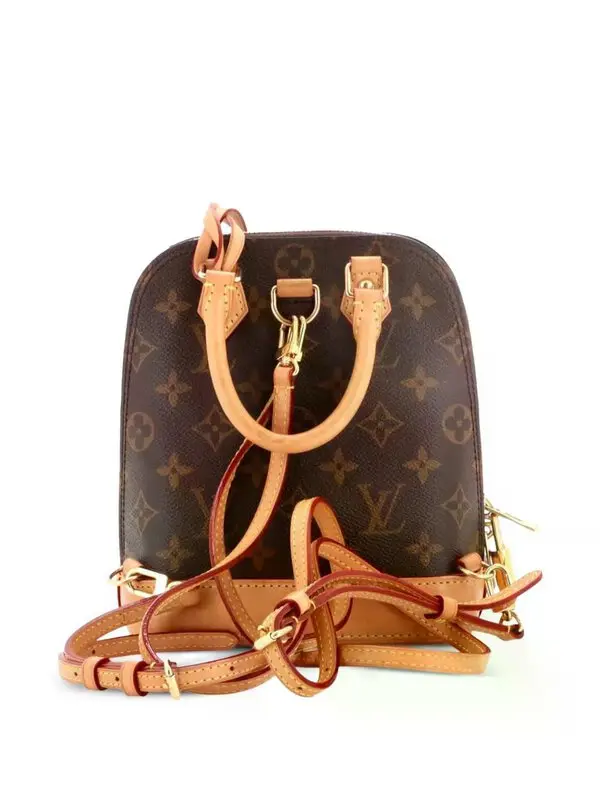 LOUIS VUITTON Alma Monogram Canvas Backpack
