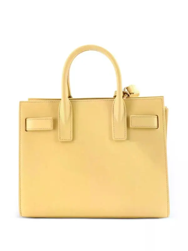 Saint Laurent Sac De Jour Leather Nano Tote Bag