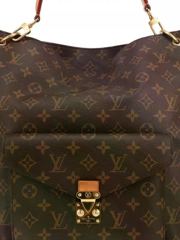 LOUIS VUITTON Metis Monogram Tote Bag - Brown