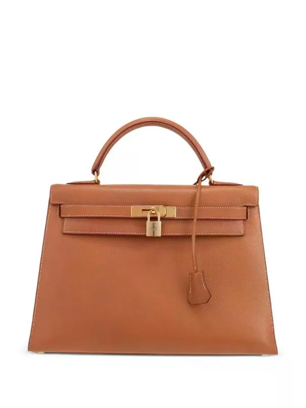 Hermès 1997 Kelly 32 Epsom Handbag - Brown