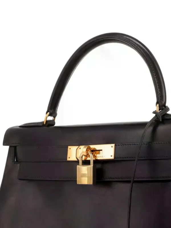 Hermès 1991 Kelly 28 Tote Bag - Black