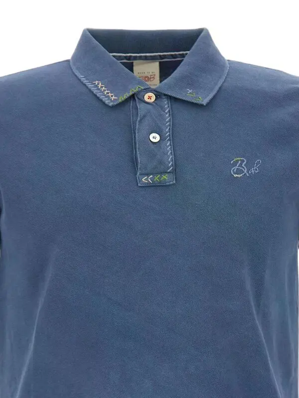 BOB Embroidered-logo Cotton Polo Shirt