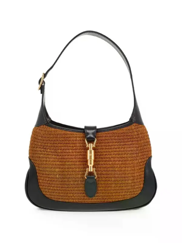Gucci Jackie 1961 Raffia Shoulder Bag