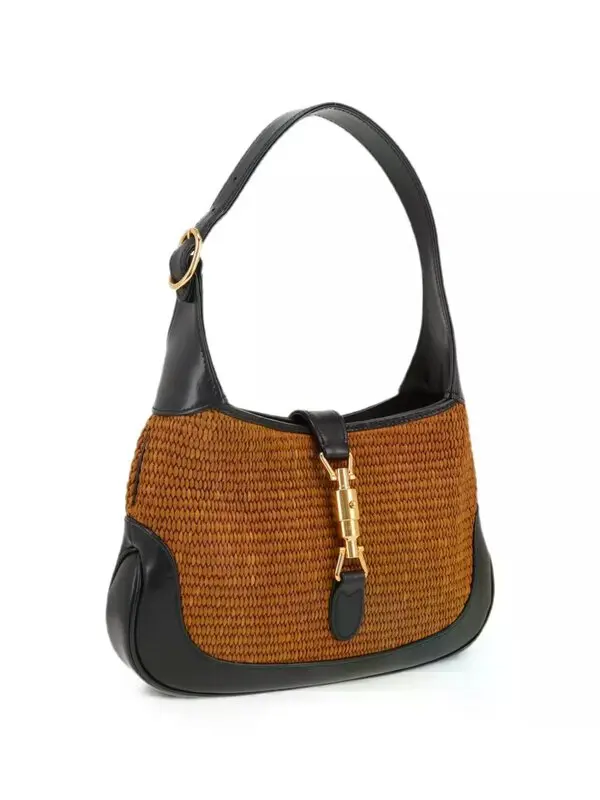 Gucci Jackie 1961 Raffia Shoulder Bag