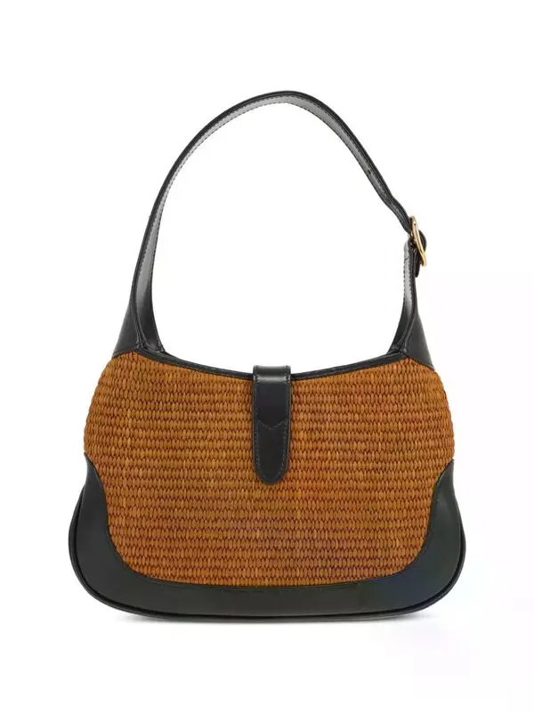 Gucci Jackie 1961 Raffia Shoulder Bag