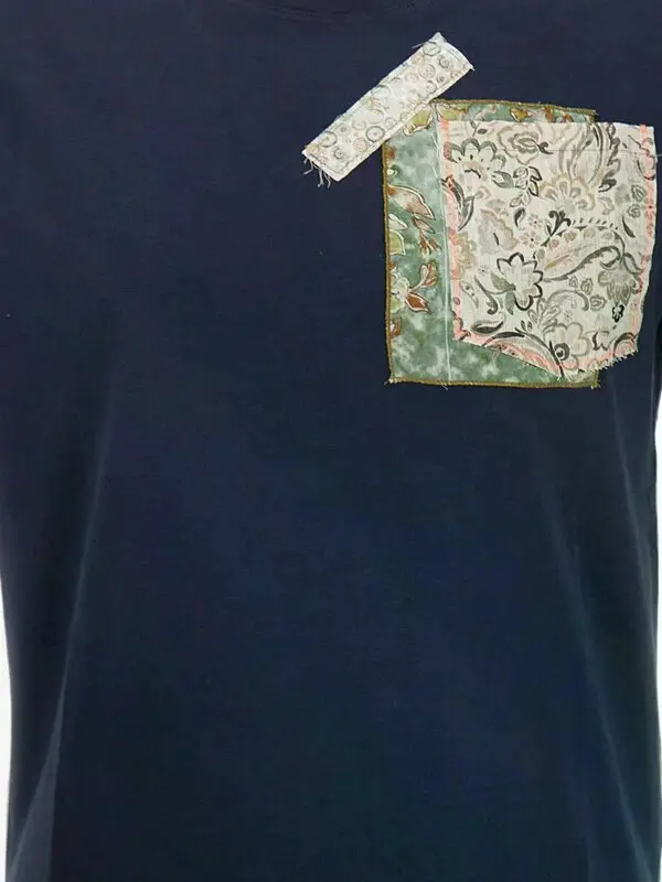BOB Pocket Floral-patch T-shirt