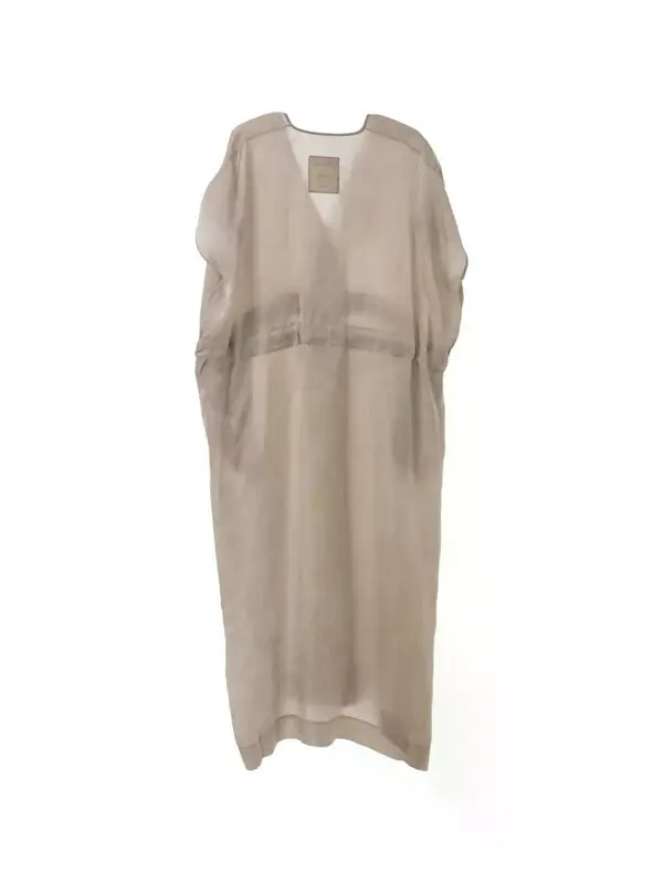 UMA WANG Acre Drawstring-waist Midi Dress