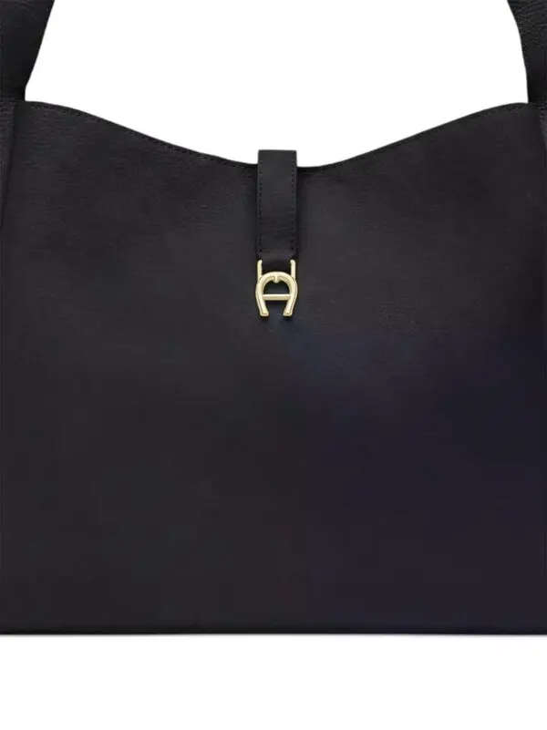 AIGNER Medium Zaira Logo-plaque Tote Bag