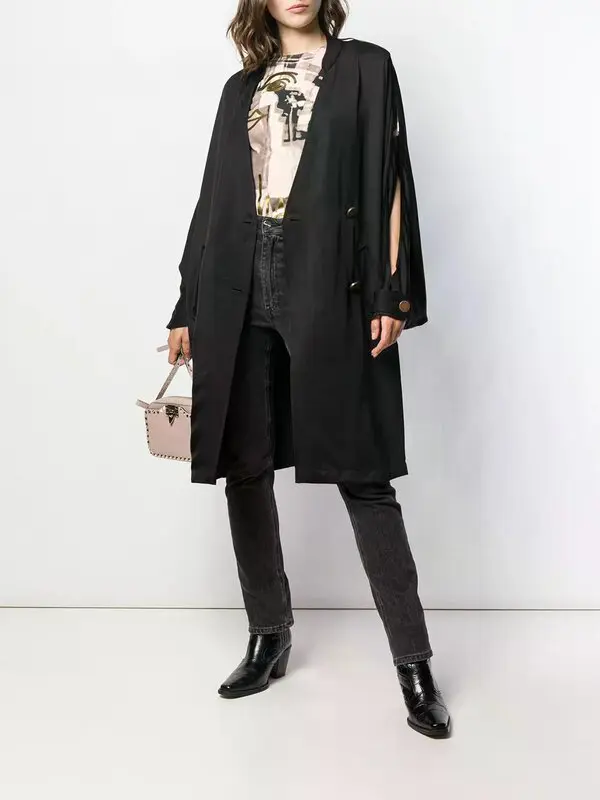 See By Chloé Double Breasted Wrap Coat