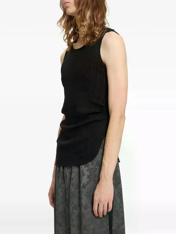 ANN DEMEULEMEESTER Boris Wrinkled Tank Top