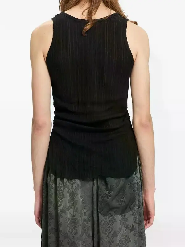 ANN DEMEULEMEESTER Boris Wrinkled Tank Top