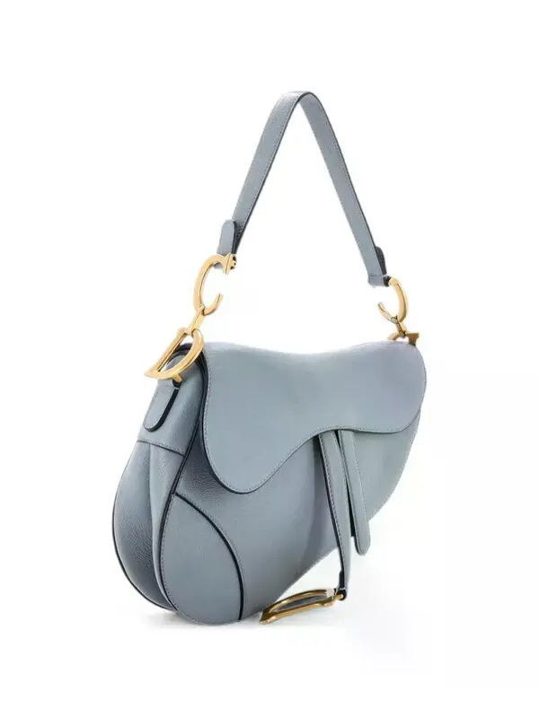 Dior Saddle Handbag Leather Medium Shoulder Bag