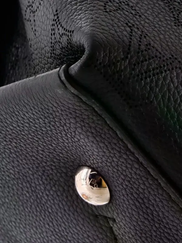 LOUIS VUITTON Carmel Mahina Leather Hobo Bag